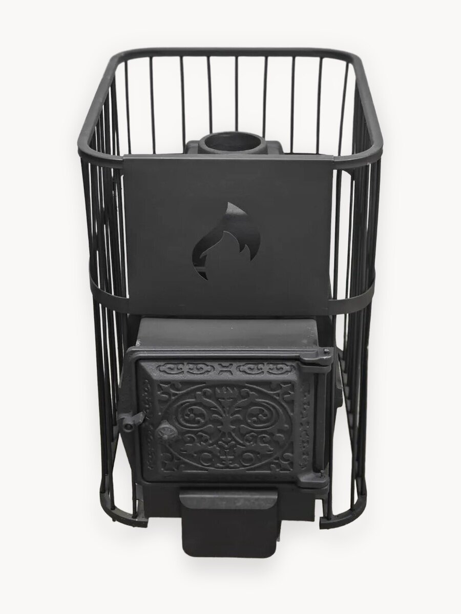 Чугунная печь Воевода 20 ДТ-4 Лайт Короткая Топка