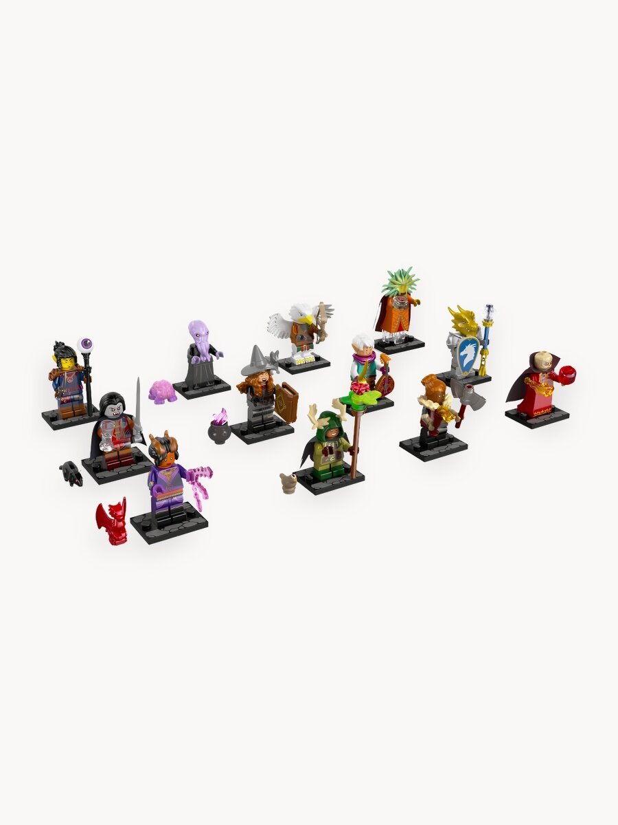 Полный комплект минифигурок LEGO Minifigures 71047 Dungeons & Dragons 12шт