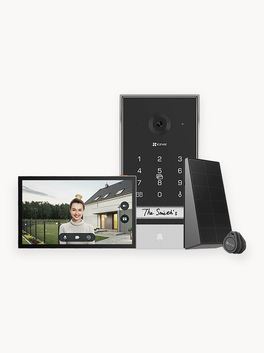 Умный видеодомофон EZVIZ CS-EP7, 2K, широкоугольная камера, гибкая система разблокировки
