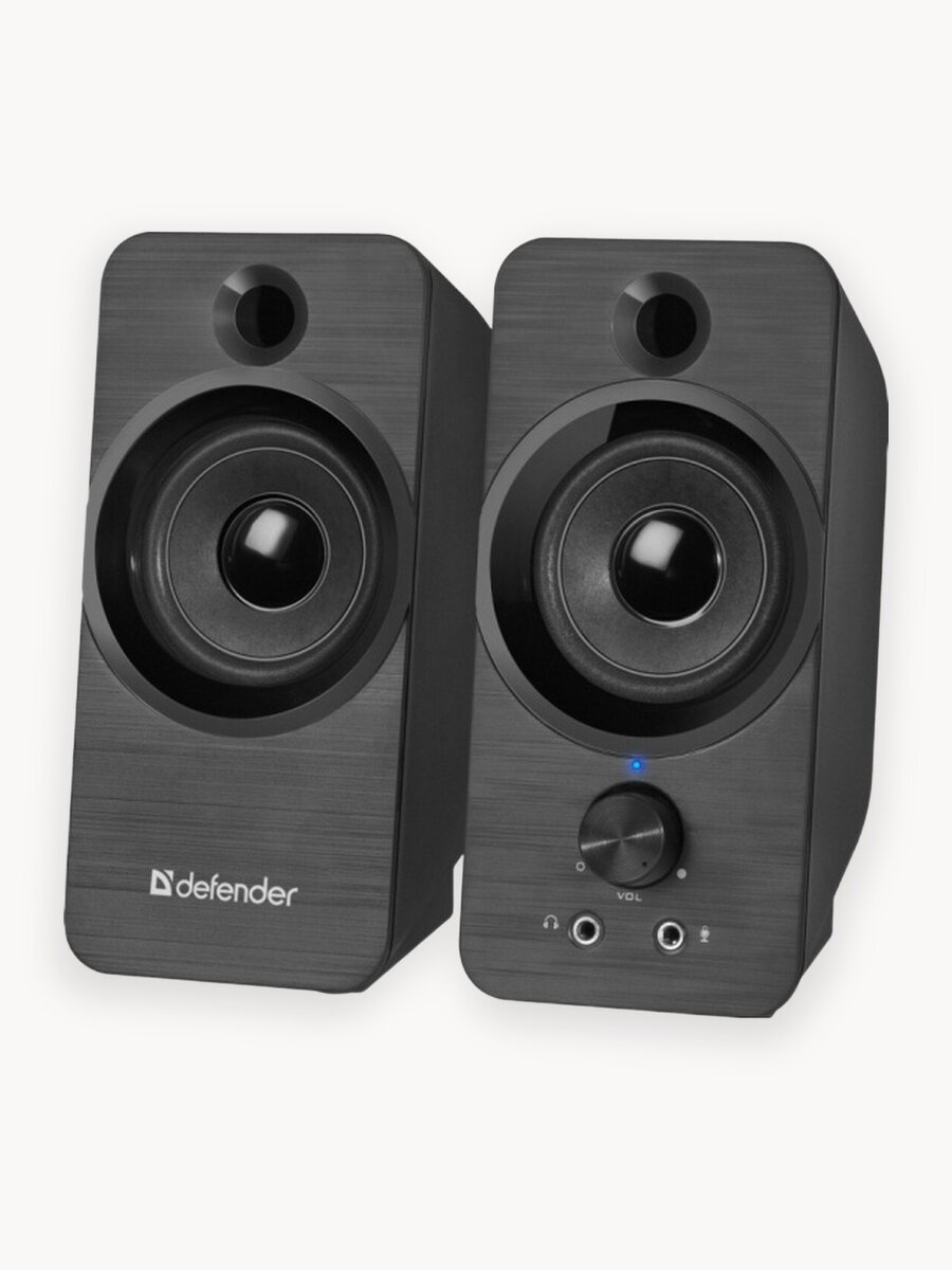 Колонки 2.0 Defender SPK-190, 8 Вт, USB, Black (65190)