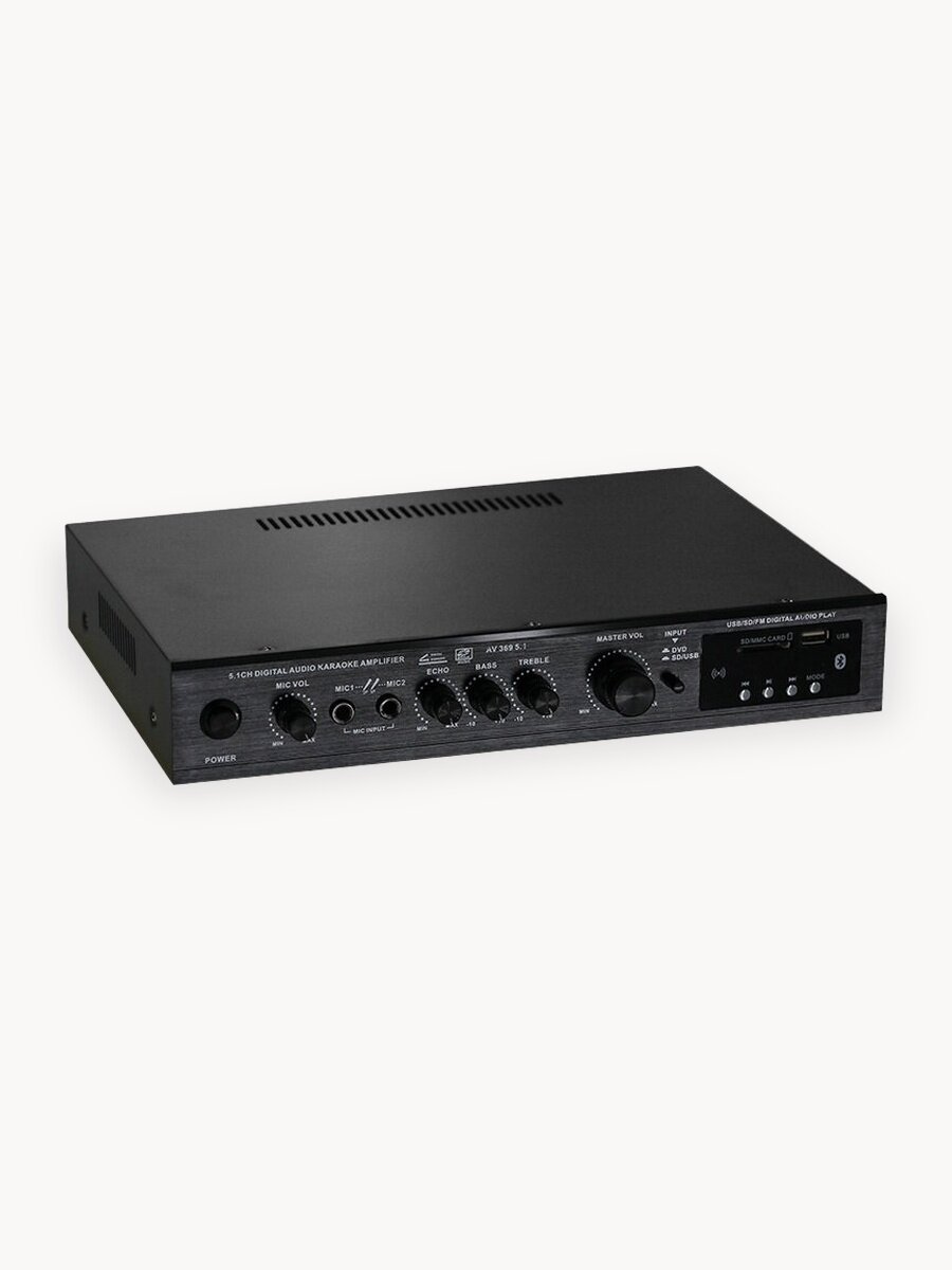 Мощный усилитель 5.1 для домашнего кинотеатра и сцены，220 Вт