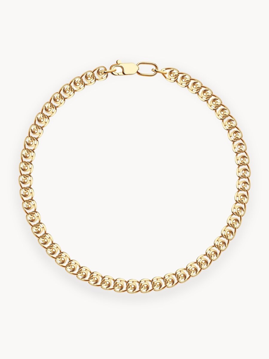 Браслет, красное золото, 585 проба