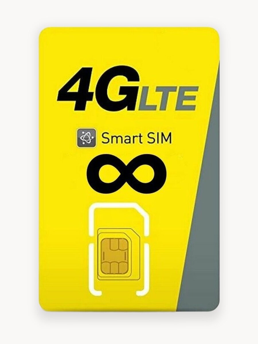 SIM карта мобильный интернет для модема, телевизора, планшета, телефона и роутера безлимитный по всей России simкарта симка сим