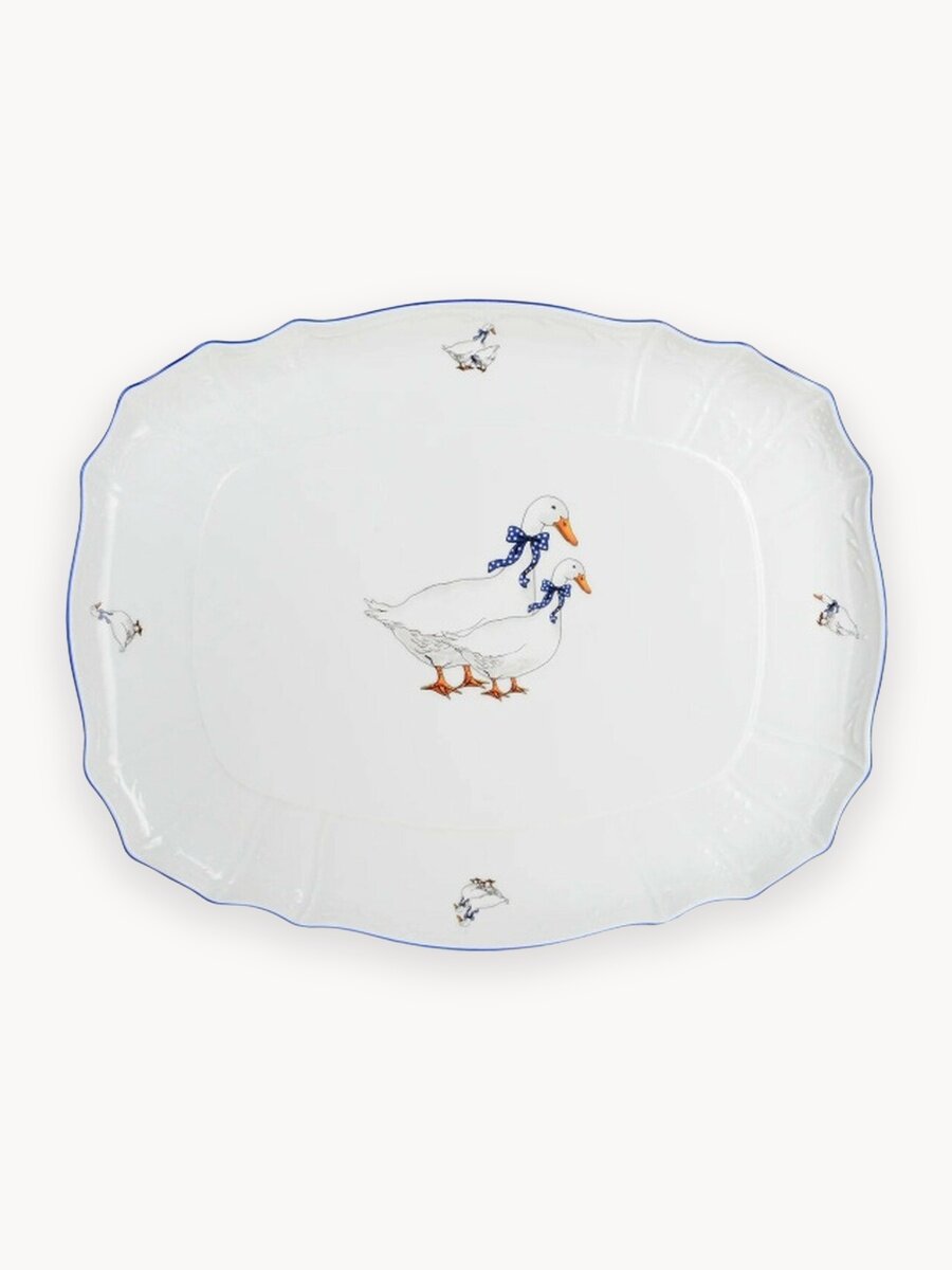 Поднос Bernadotte "Гуси" 40 см