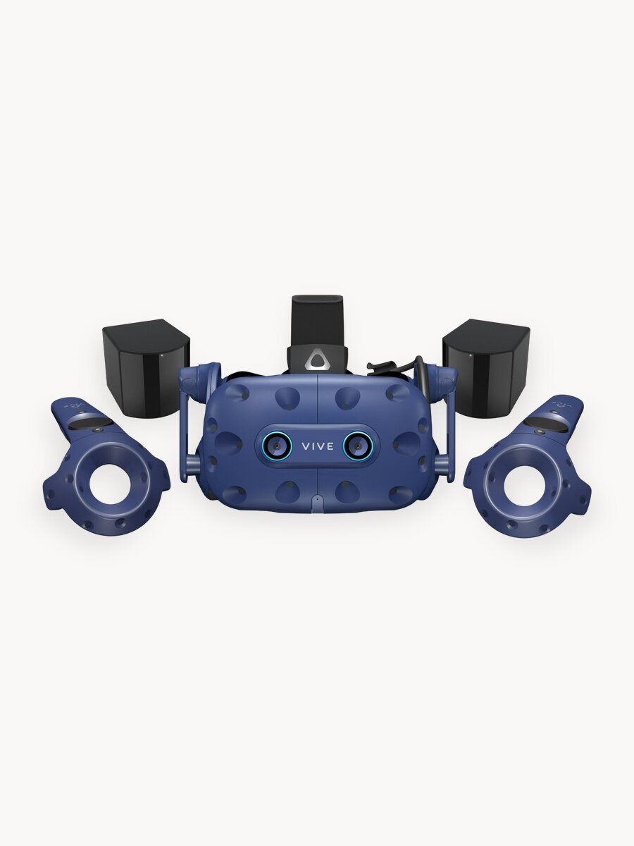 Шлем виртуальной реальности HTC Vive Pro Eye Full Kit 2.0, 8 Гб, 2880x1600 px