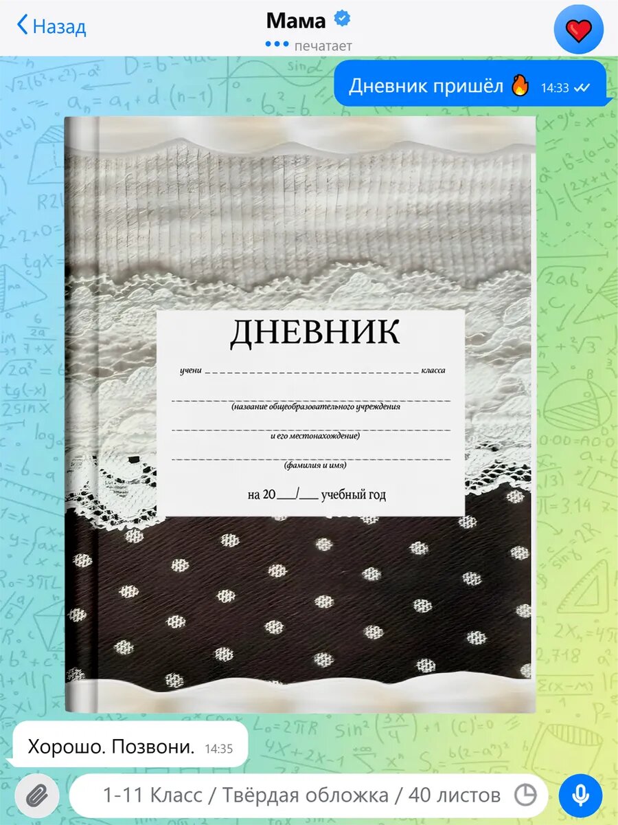 Школьный дневник с принтом y2k pinterest