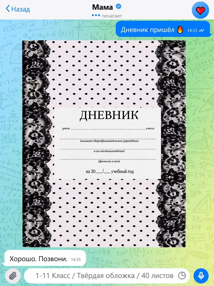 Школьный дневник с принтом y2k pinterest