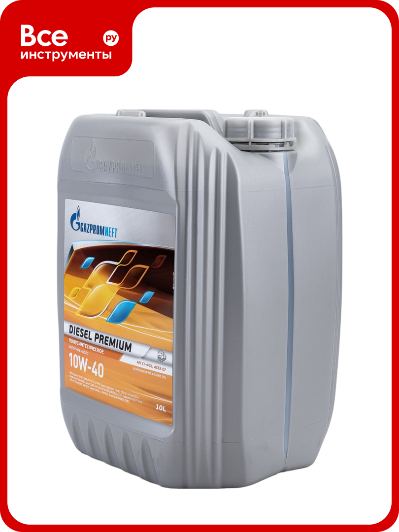 Моторное масло GAZPROMNEFT Diesel Premium 10W-40, 10 л, 10 л