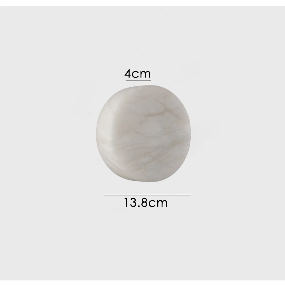 Настенный светильник Barcato белый мрамор 12Вт, 12W, Warm white, Белый, Белый
