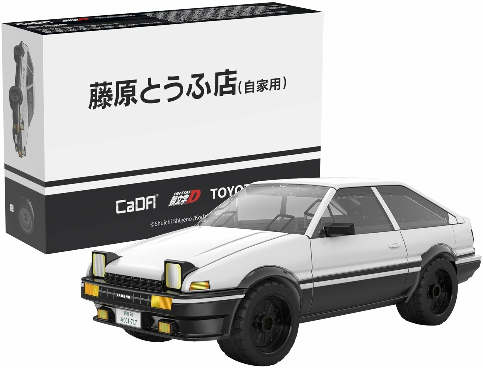 Конструктор CADA автомобиль AE86-trueno, 72 детали - C55018W