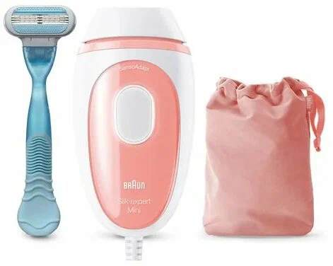 Фотоэпилятор Braun Silk-expert Pro IPL PL1014, белый/розовый