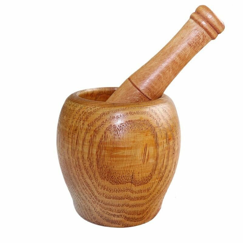 Ступка С Пестиком Деревянная