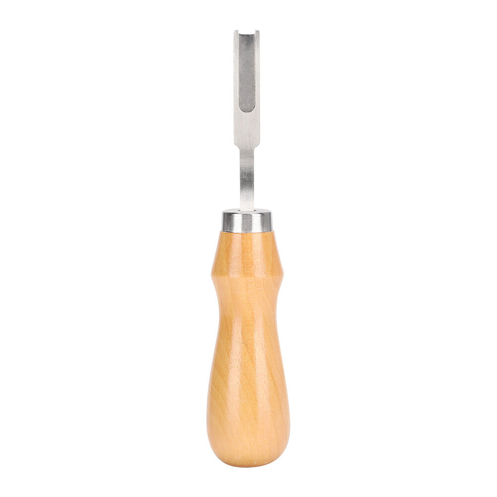 French Style Leather Wide Edge Beveler Cutting Skiving Trimming Knife for DIY Craft Tool