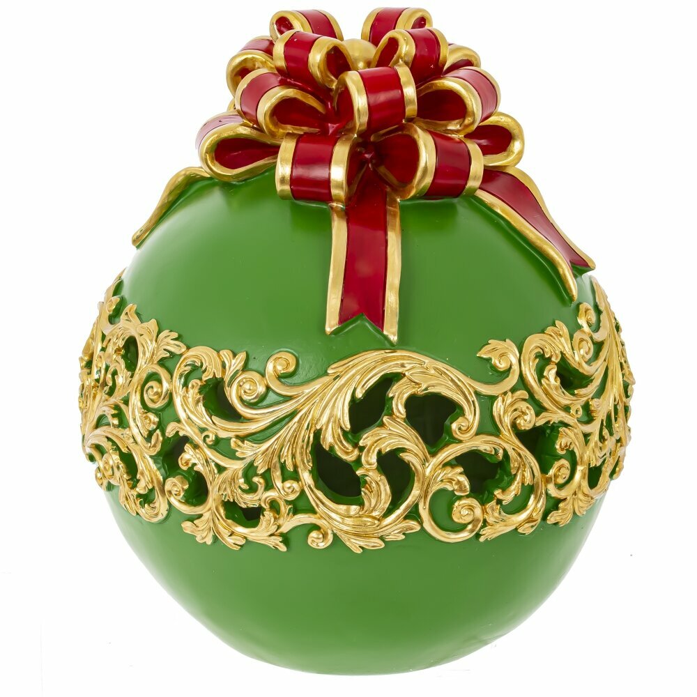 Изделие декоративное Новогодний шар с подсветкой, 19х19х24 см KSM-826004