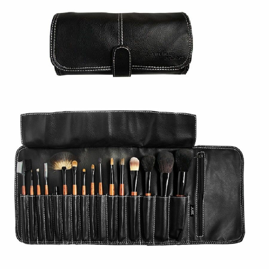 JUST make up Базовый набор кистей для макияжа 16 шт. в чехле