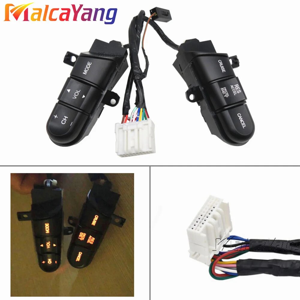 Кнопки переключения на рулевом колесе для Honda 2008-2013 Fit 2009-2014 City 2006-2011 Civic, кнопка переключения 36770-SNA-A12