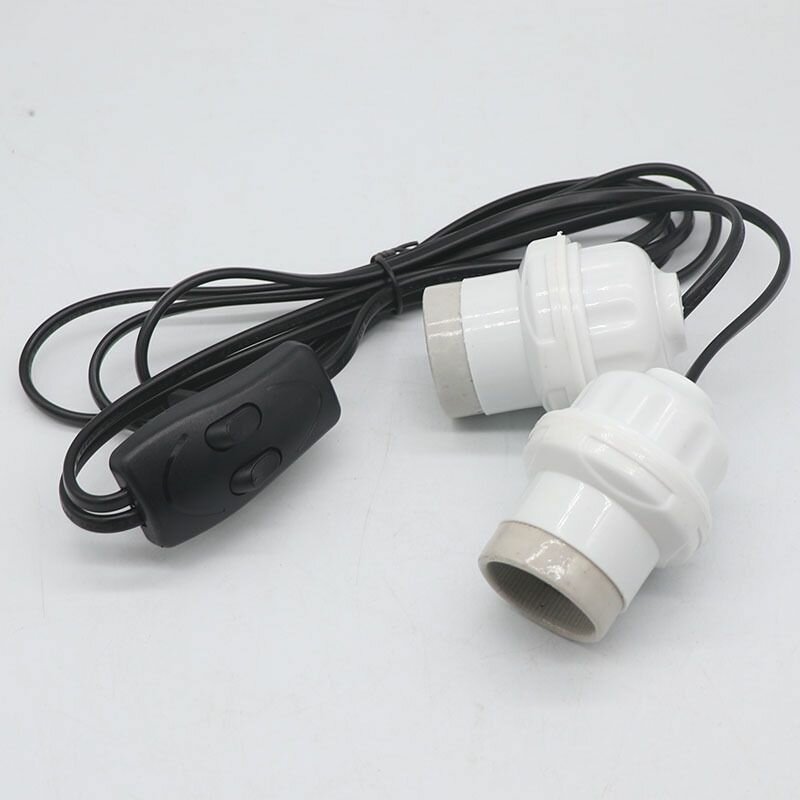 Двойной патрон с проводом и вилкой