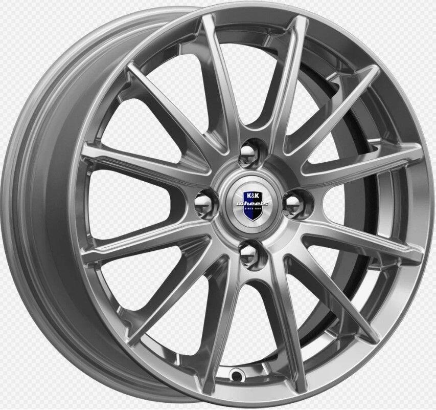 Колёсный диск 5.5j*14 4/100 ET38 D67.1 Квант Дарк Платинум КиК арт.76888