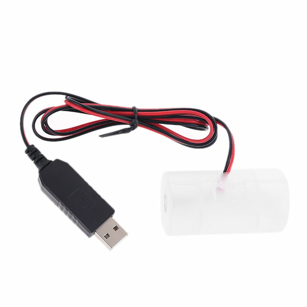 Кабель-переходник, USB питание для удаления D типа батарей - 1.5V, 1 комплект