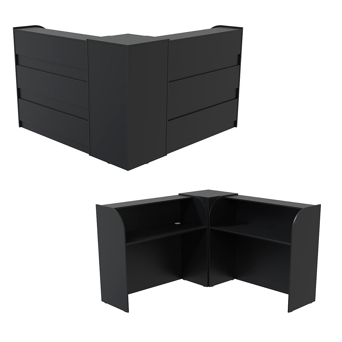 Ресепшн "Бриз" №48, Черный. Производитель товара - компания Westcom.