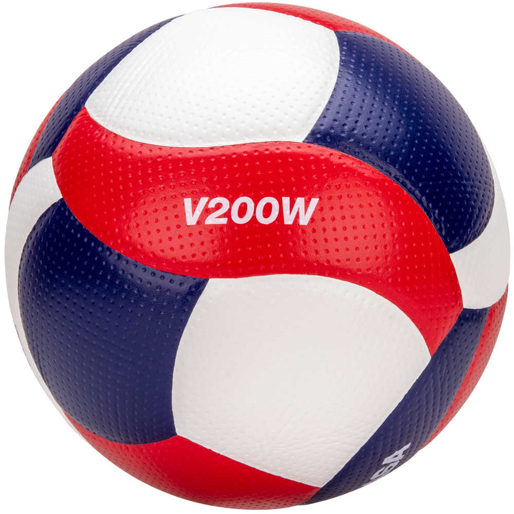 Мяч оригинальный волейбольный Mikasa V200W FIVB USA, цвет Белый/Синий/Красный