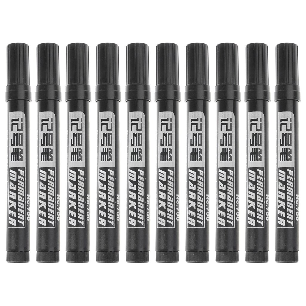 1/5/10 шт Ручка для Рисования На Масляной Основе Перманентный Маркер Ручка для Рисования Фломастером Канцелярские Школьные Принадлежности для Металла И Пластика