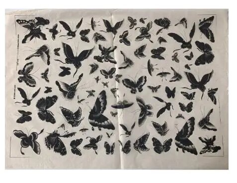 Подглазурная цветная бумага для керамики 54*37см 1PCS-27