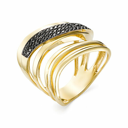 Кольцо, красное золото, 585 проба, бриллиант