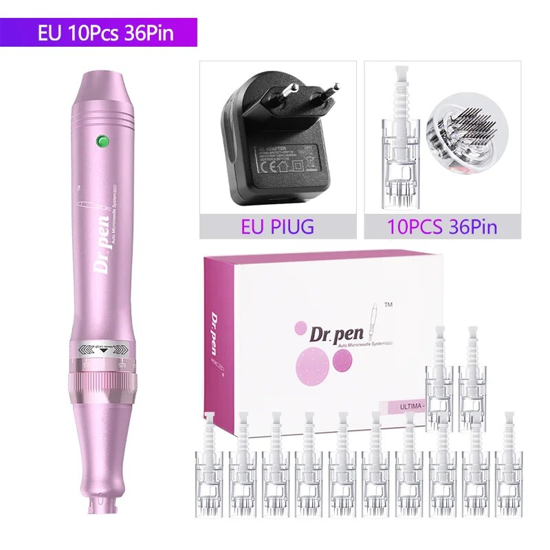 Мезороллер Dr.pen Ultima M7, 36PIN, EU, розовый