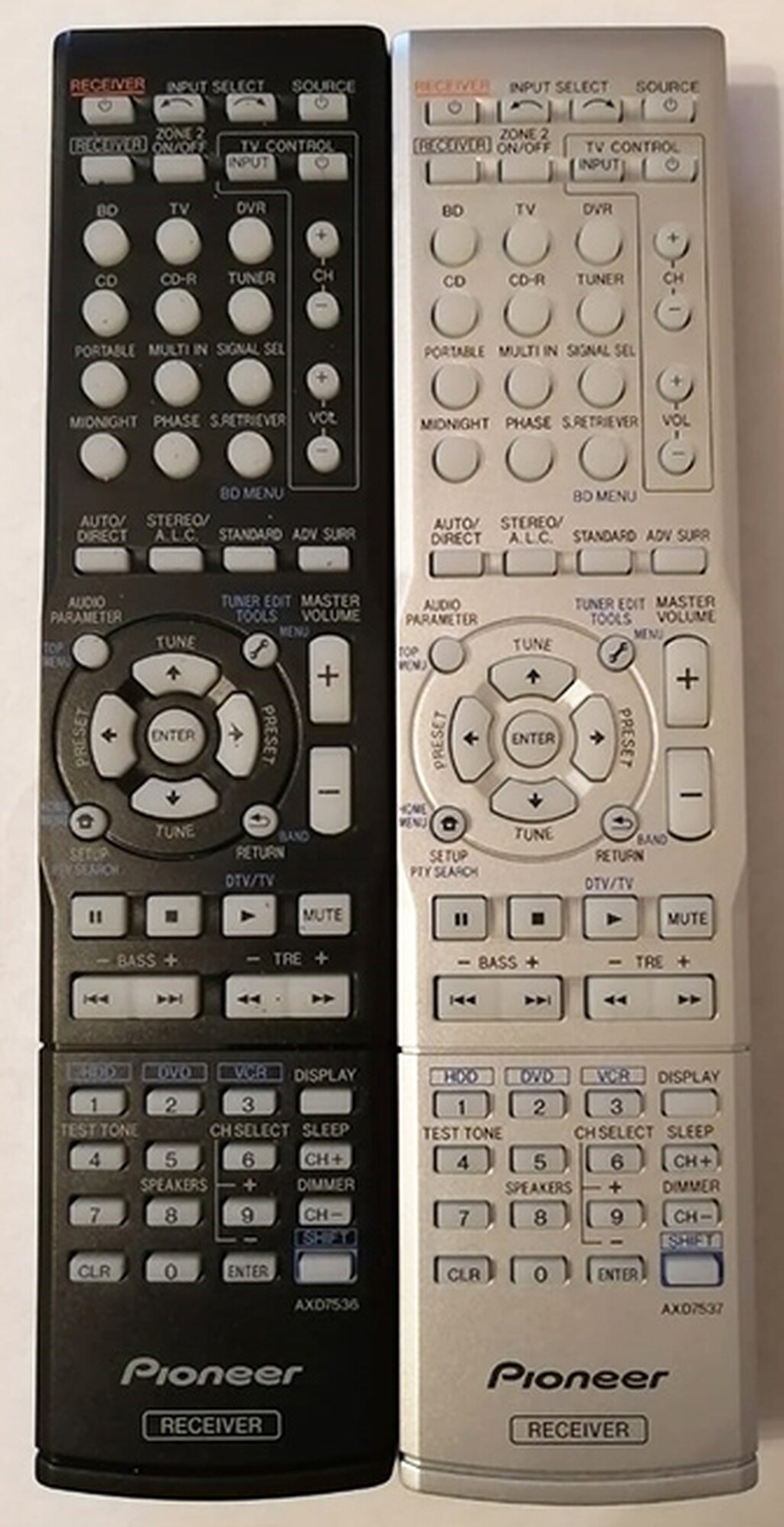 Пульт дистанционного управления Pioneer AXD7536/AXD7537, для ресиверов, совместим с VSX-519V-k