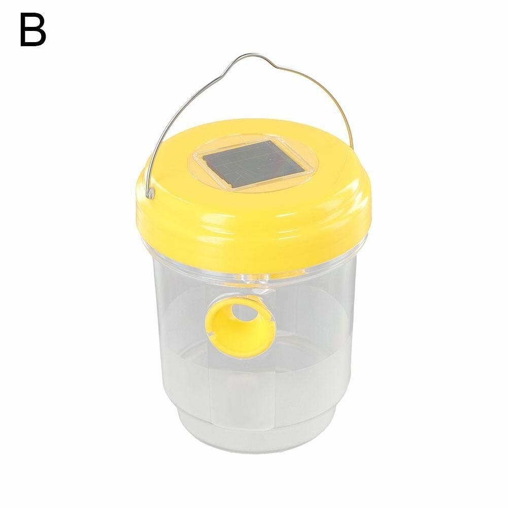 Оса-ловушка на солнечных батареях, водонепроницаемая уличная нетоксичная ловушка для пчел, многоразовые принадлежности, подвесной безопасный садовый шершень, ловушка для ос