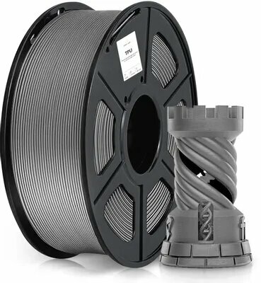 Пластик для принтера 3D Cactus CS-3D-TPU-0.8KG-GREY TPU d1.75мм 0.8кг L336м 1цв
