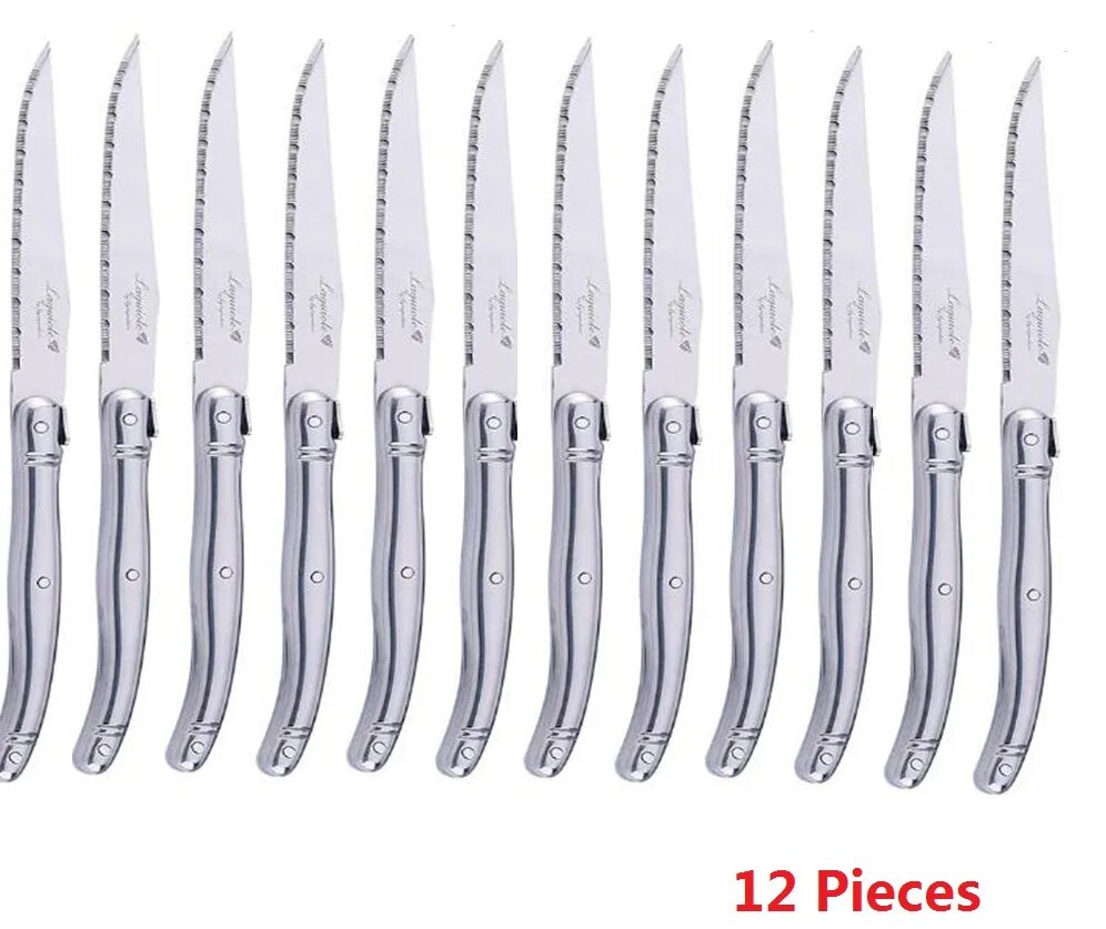 Набор ножей для стейка Laguiole из нержавеющей стали 2-12 шт. Белый, 12pcs knife