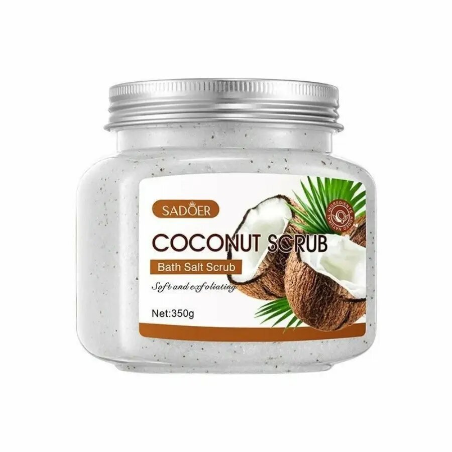 COCONUT SCRUB, Sadoer (Солевой скраб С кокосом), 350 г.