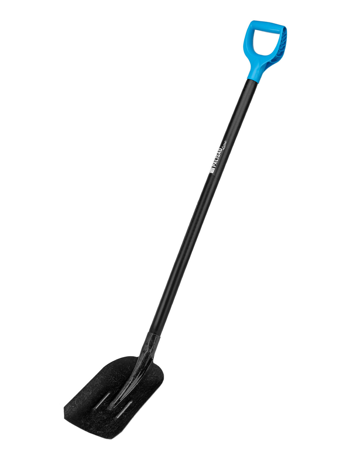 Лопата совковая Palisad LUXE, 23.5 х 28.5 х 131 см, сталь с ребрами жесткости, деревянный черенок с рукояткой, 61303