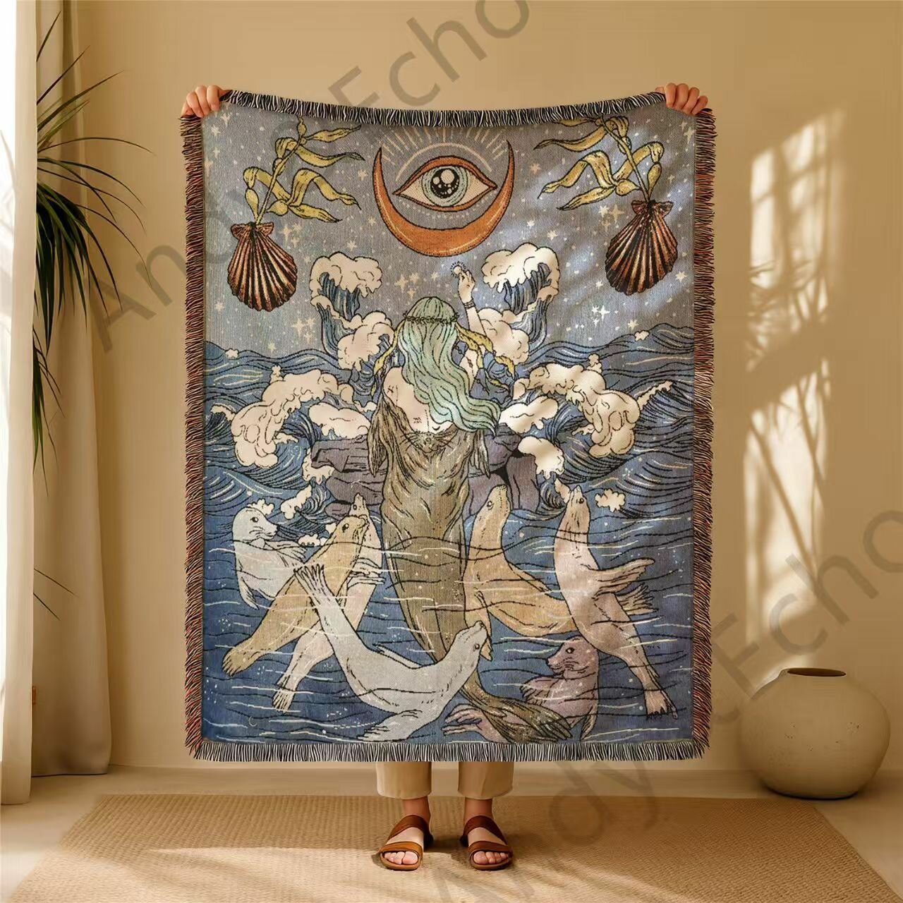 Многофункциональный Гобелен Секреты Вселенной Арта (размер 160 см 130 см)