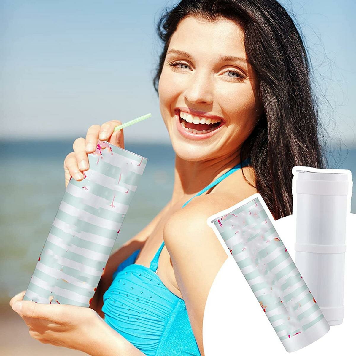 18 шт. силиконовых лент для сублимационного стакана, силиконовые ленты, устойчивые к сублимационной бумаге, держатель для кружки, DIY-поделки