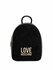Сумка LOVE MOSCHINO Logo-lettering top-handle backpack, черный/черный