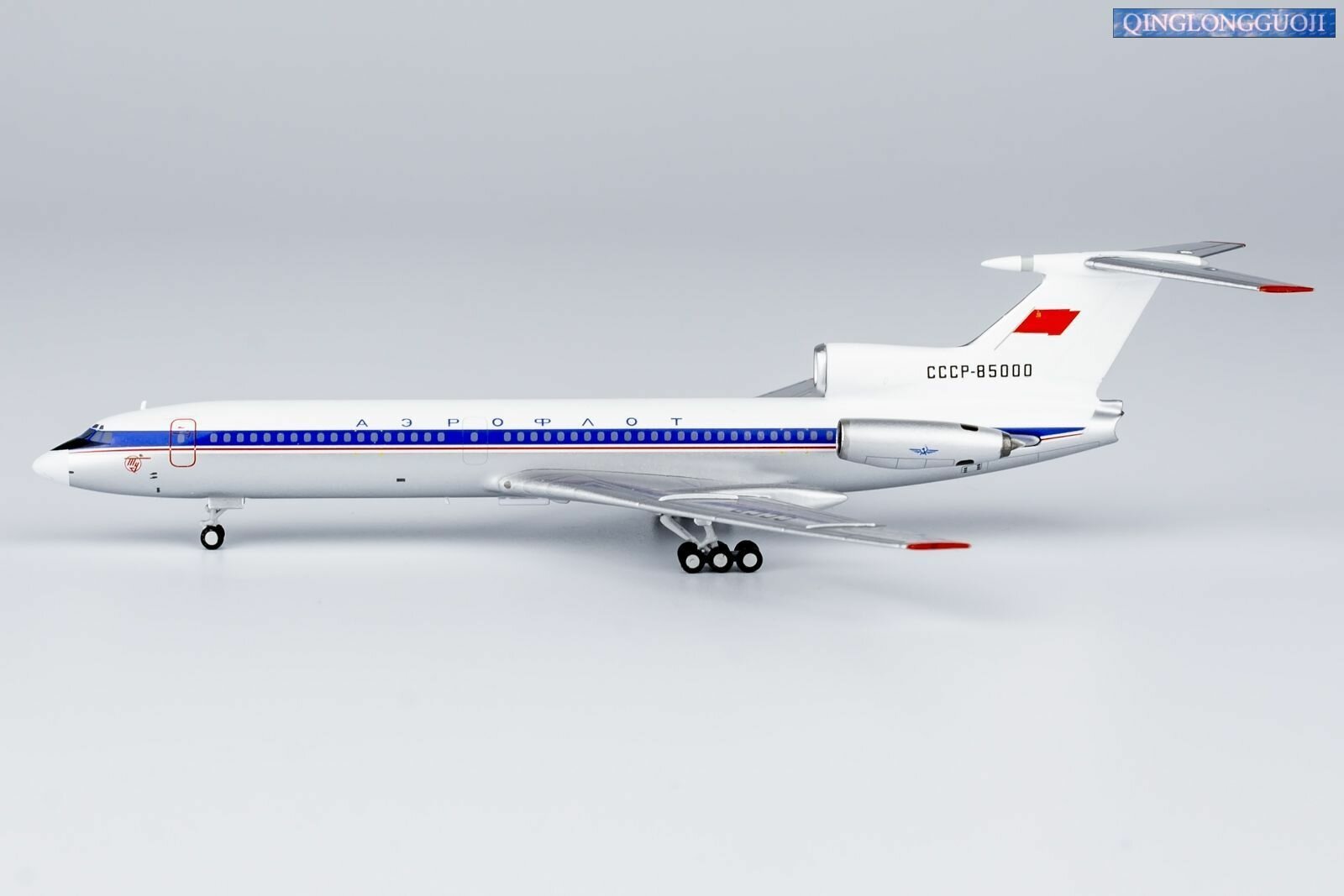 Aeroflot-Soviet Airlines Аэрофлот Tu-154 Металлическая Модель Самолета CCCP-85000 1:400 NG Models 54016