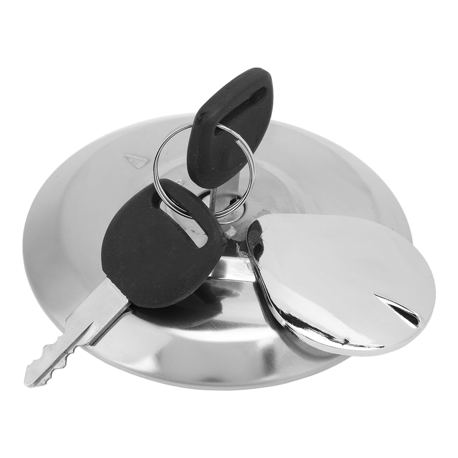 Запасной бензобак с замком и ключами для мотоцикла, хромированное исполнение