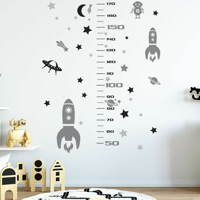 Ростомер с Космические путешествия 50-170cm Экологически чистый ПВХ