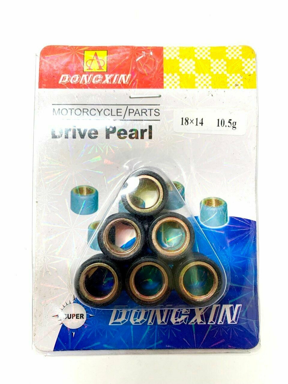 Ролик вариатора (комплект 6 шт.) 18х14, 10,5 гр,152QMI, 157QMJ