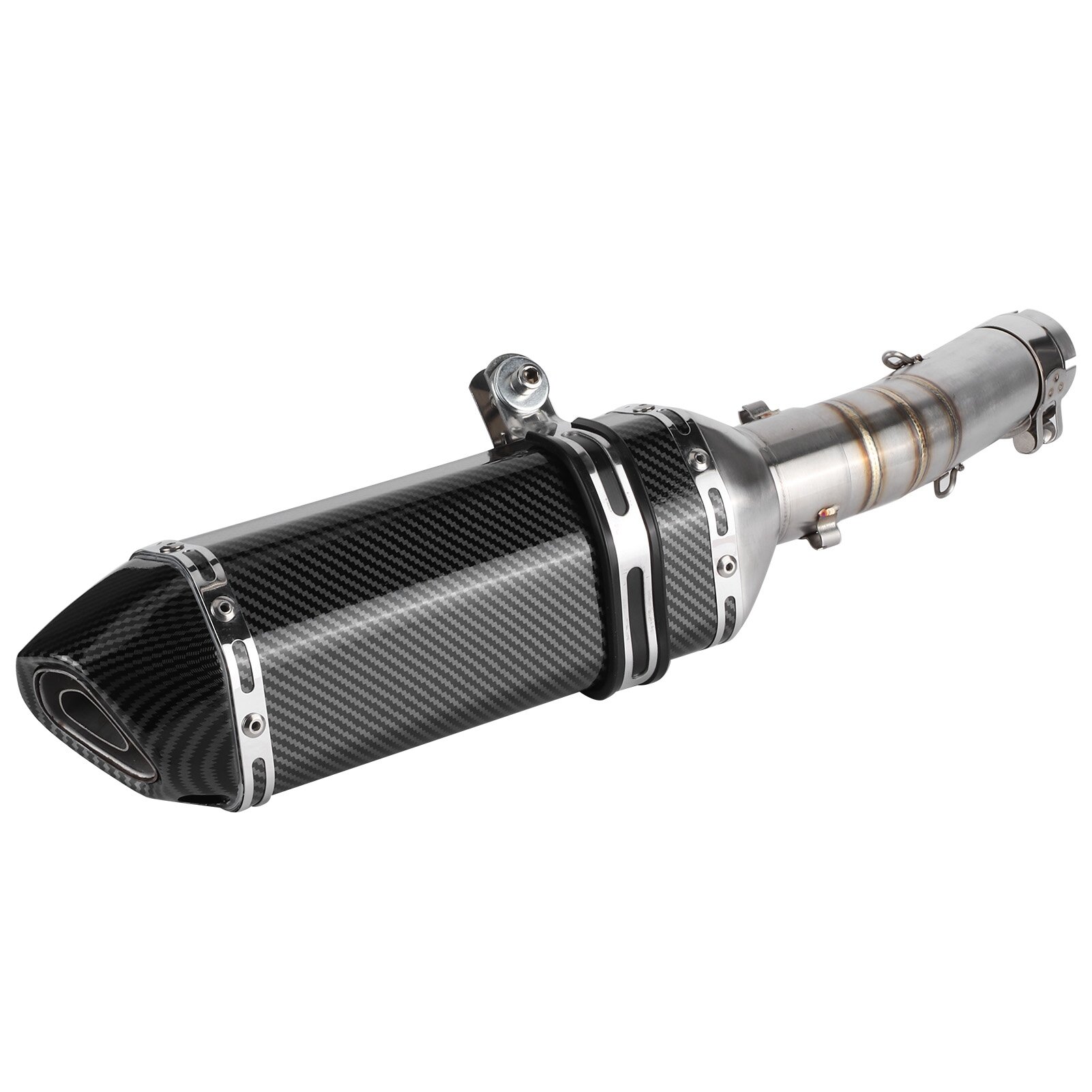 Надеваемый глушитель выхлопной системы с DB Killer + средняя труба, подходит для CBR500R CB500F CB500X 2013 2015 гг.