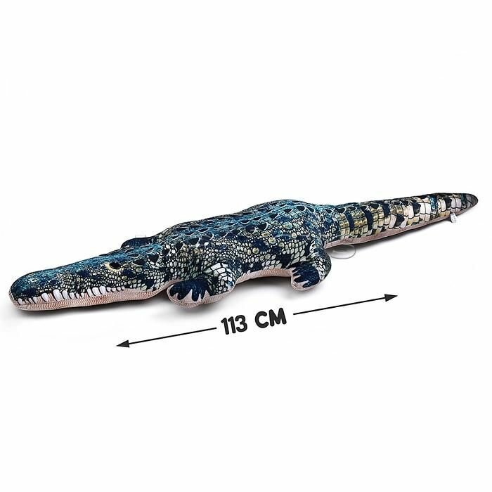 Мягкая игрушка Malvina Крокодил печатный 113 см