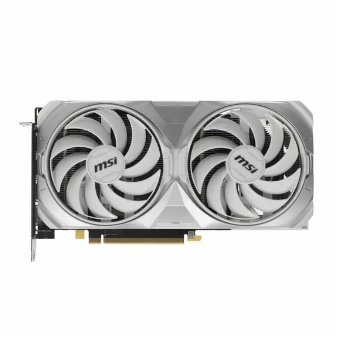 Видеокарта MSI GeForce RTX 4070 VENTUS 2X WHITE OC (GEFORCE RTX 4070 VENTUS 2X WHITE 12G OC) - PCI Express 4.0, 12 ГБ, GDDR6X, 192 бит, DisplayPort, HDMI, GPU 1920 МГц