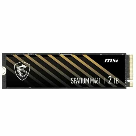 2 ТБ SSD M.2 накопитель MSI Spatium M461 (S78-440Q550-P83) - PCI-E 4.0, чтение - 5000 Мбайт/с, запись - 4200 Мбайт/с, 3D NAND