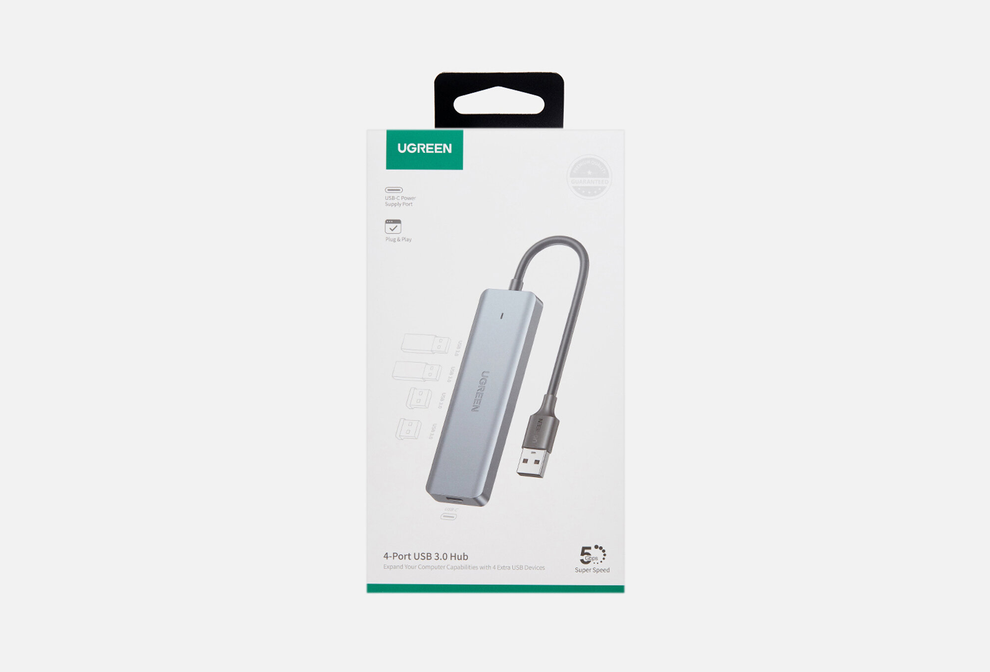 USB-концентратор UGREEN HUB USB-A, 4 x USB 3.0