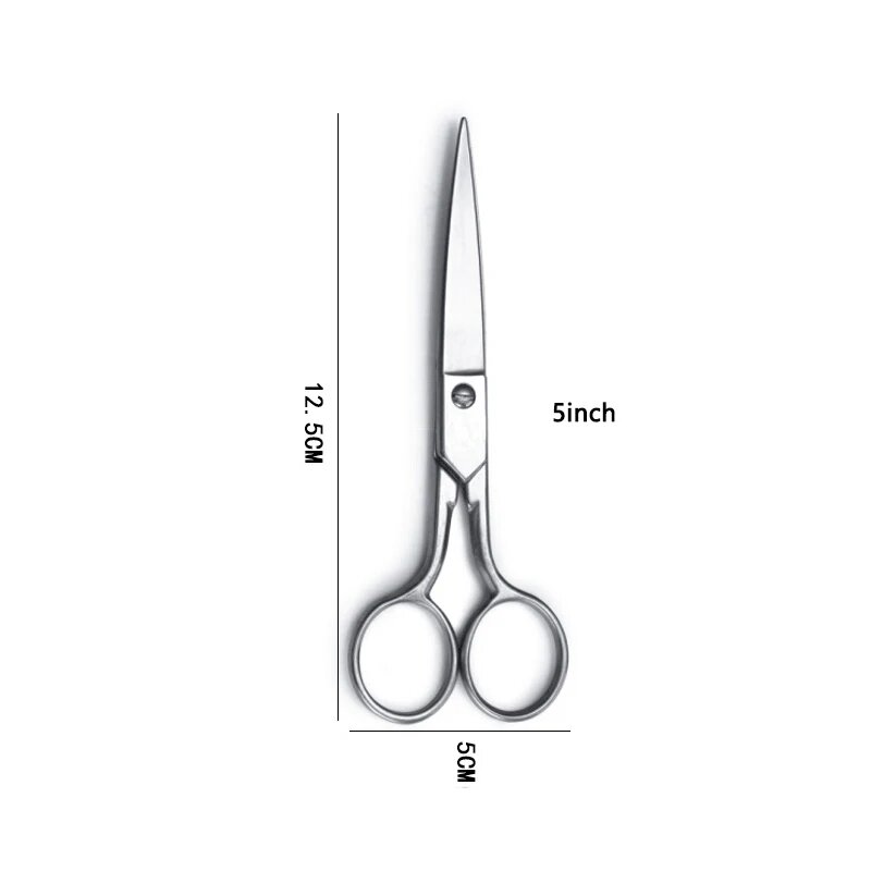 Серебряные швейные ножницы для рукоделия Cross Stitch Household Scissors 5Inch
