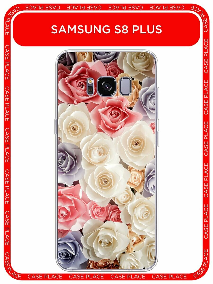 Чехол на Samsung Galaxy S8 + / Самсунг Галакси С8 Плюс с принтом "Пастельные розы"