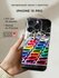Чехол на Apple iPhone 15 Pro / Айфон 15 Про с принтом "Палитра красок"